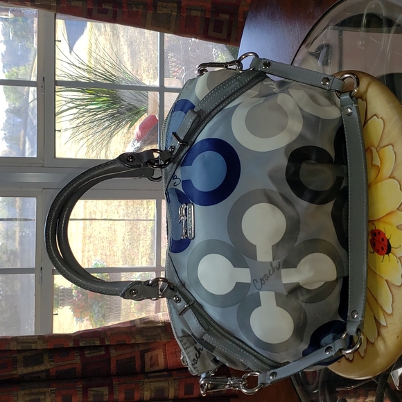 Coach | Bags | Coach 5946 Madison Sophia Clover Leather Sateen Purse ...